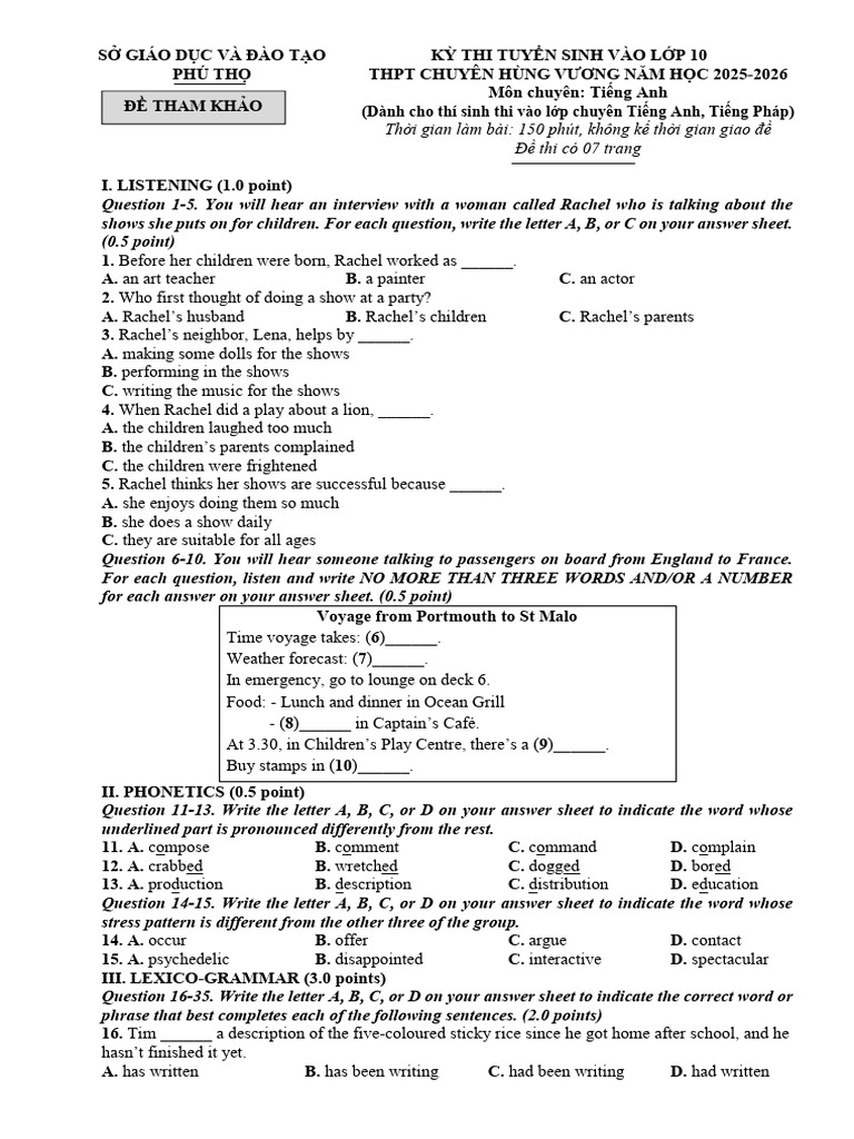 3.2. Tieng Anh - Chuyen (De Tham Khao) | PDF | Streaming Media | Subscription Business Model