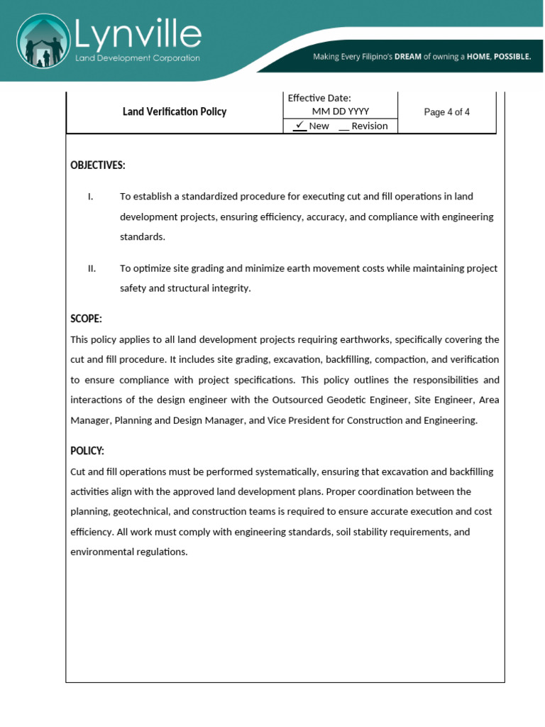 Cut and Fill Operations Policy Manual | PDF | Topography | Geotechnical ...