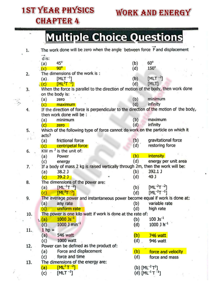 Chapter 4 Mcqs | PDF