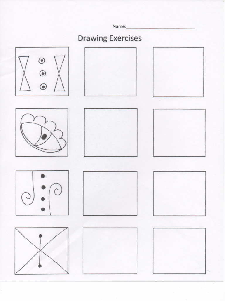 Drawing Exercise 2 | PDF