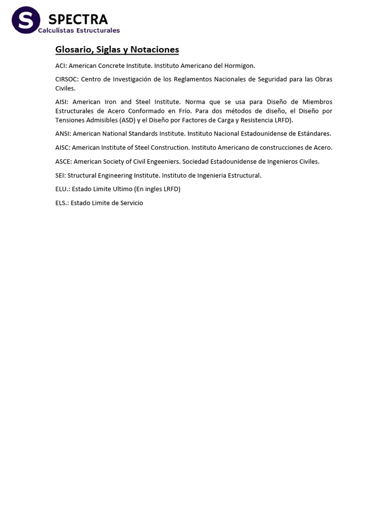 Notas Complementarias Clase 1 | PDF | Hormigón | Braguero