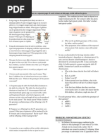 Handout 4-21 - Pigeonetics - Lab | PDF | Phenotypic Trait | Dominance ...