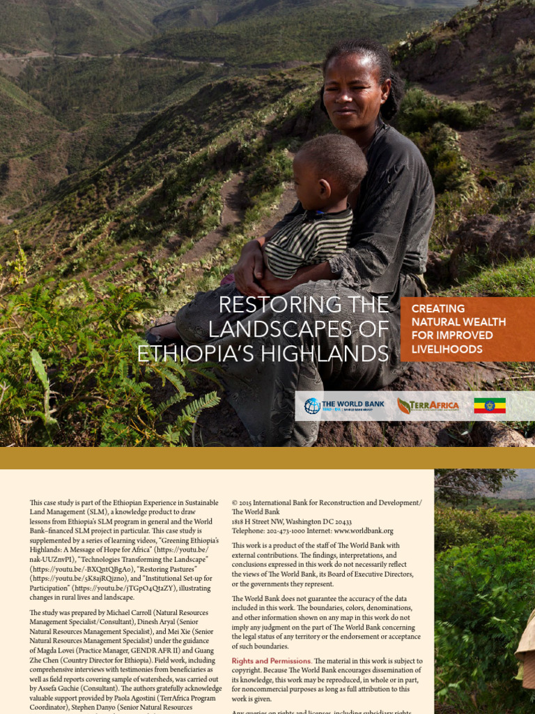 Ethiopia - Case - Study - Final - Sept 2015 | PDF | Soil | Ethiopia