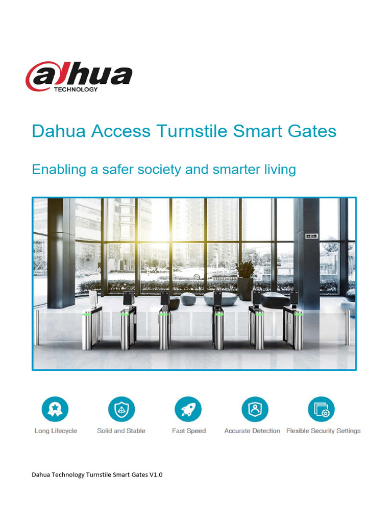DahuaEntranceTurnstile_Australia-08022021 | PDF | Security Technology | Access Control