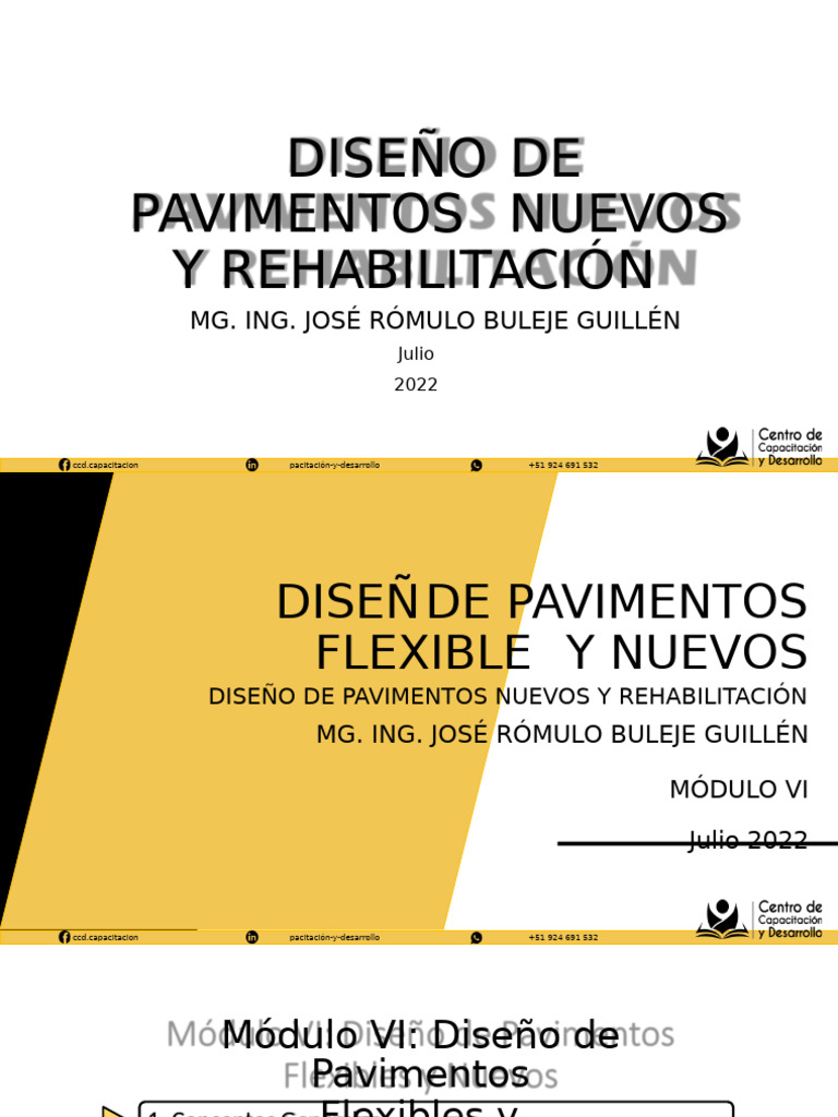 MODULO VI - PAVIMENTO FLEXIBLE | PDF