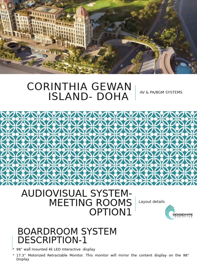 AV SYSTEM Meeting Room-Option-1 Dated 30.01.2025 | PDF | Computer ...
