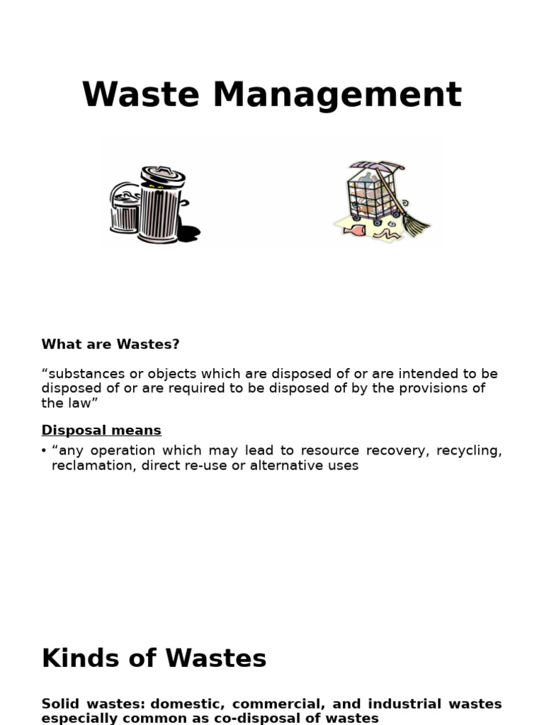 Understanding Waste Management Types | PDF | Waste | Waste Management
