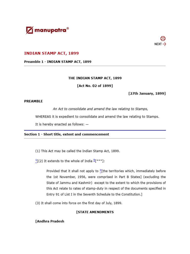 Indian Stamp Act 1899 Overview | PDF | Negotiable Instrument | Insurance