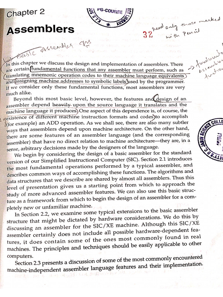 SS - Assembler | PDF