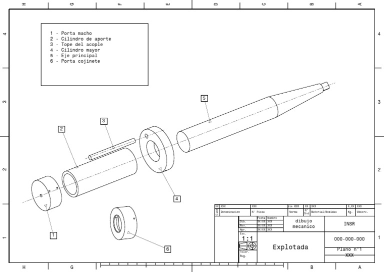 Vista Explotada | PDF | Ingeniería mecánica | Máquinas