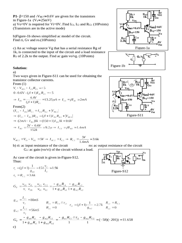 Ele2 Uygulama bjt1 | PDF