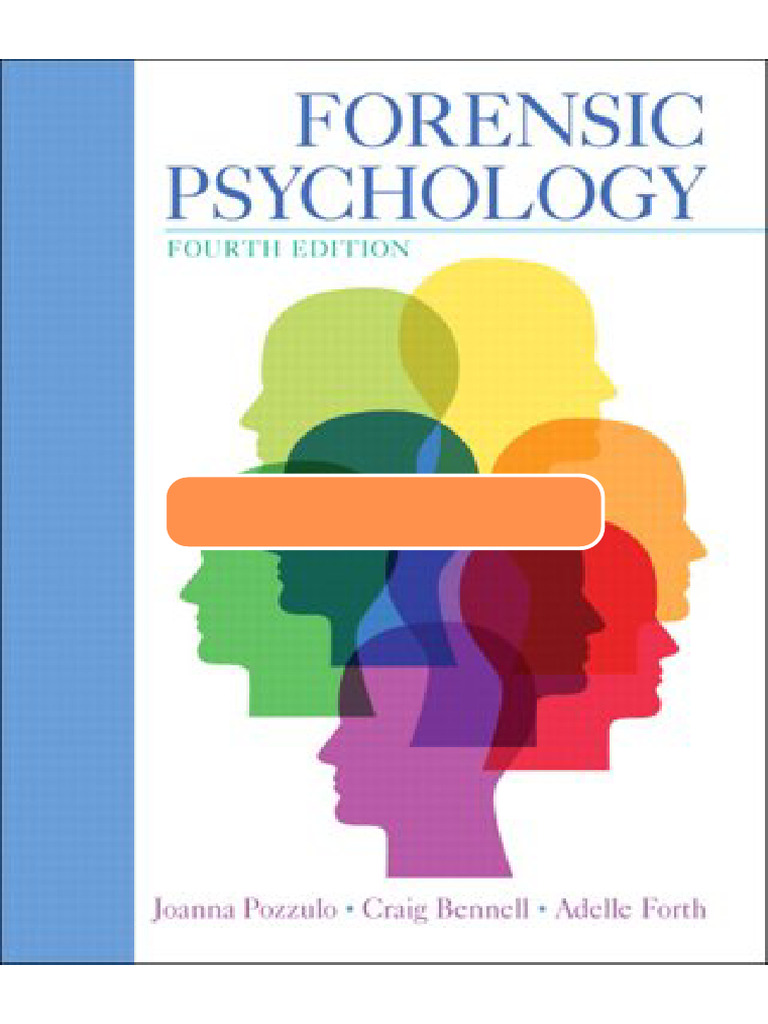 Testbank For Forensic Psychology 4th Edition Pozzulo Solution Manual ...