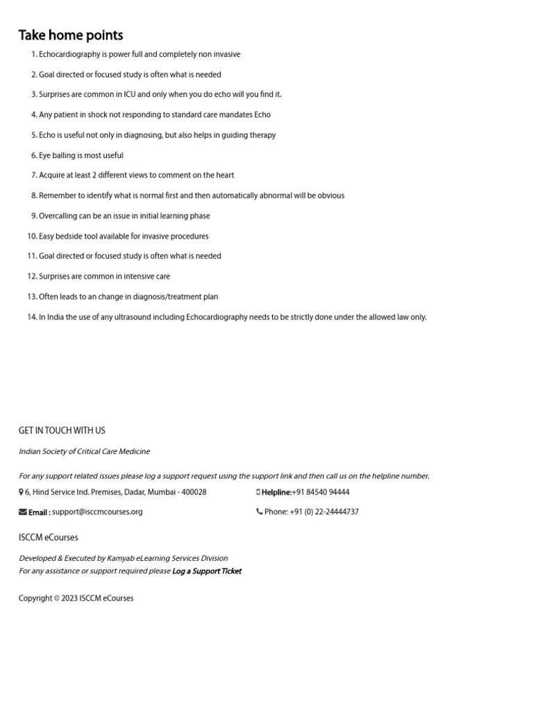 4C3 - Take Home Points | PDF