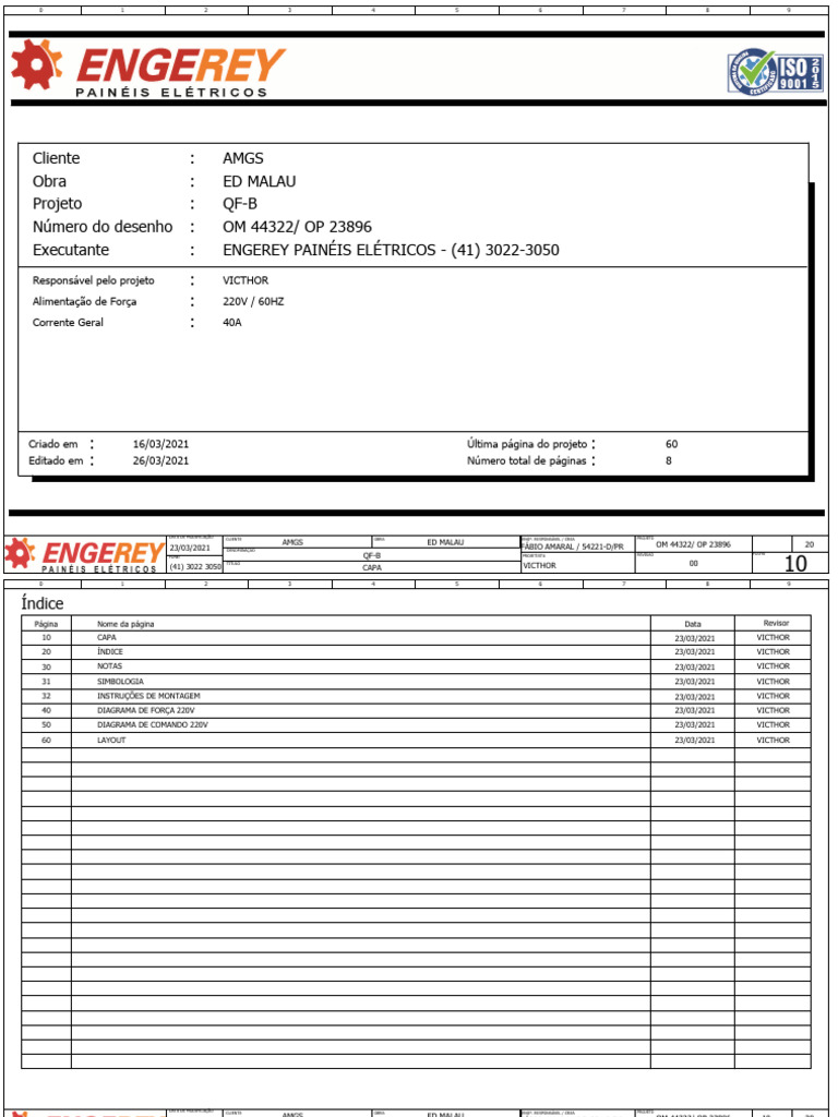 712036661 Projeto Painel Eletrico de Bomba de Incendio | PDF ...