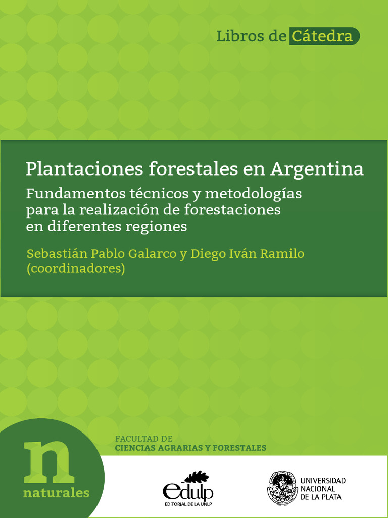 Oblig 3 - Libro Plantaciones Forestales GALARCO-RAMILO UNLP | PDF | Los bosques | Arboles