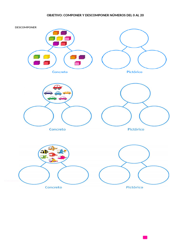 Guia de Componer y Descomponer Hasta 10 ... | PDF