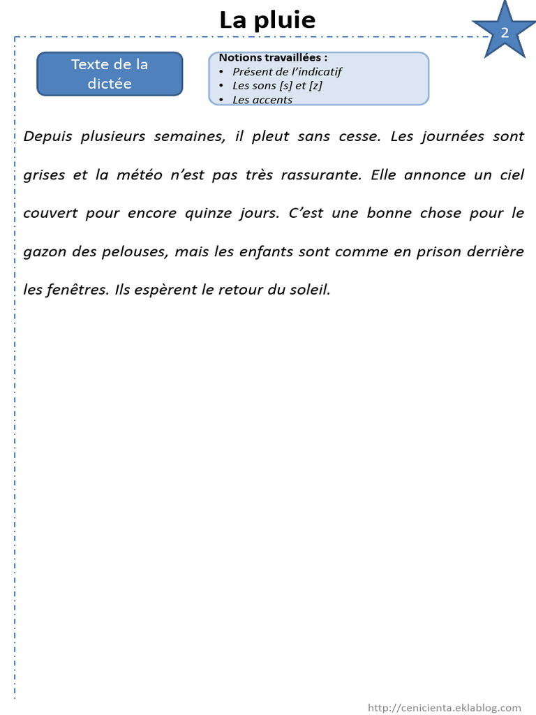 La pluie et ses impacts éducatifs | PDF | Linguistique