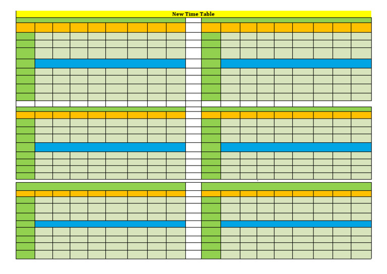 Foundation Time Table - 2023 | PDF
