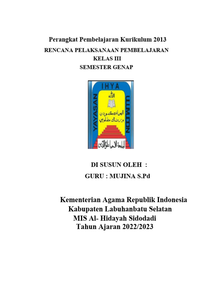 Tugas Akhir Modul PPP Mujina Ku | PDF