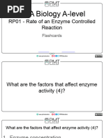 A-Level Biology Enzyme Practical | PDF | Trypsin | Enzyme