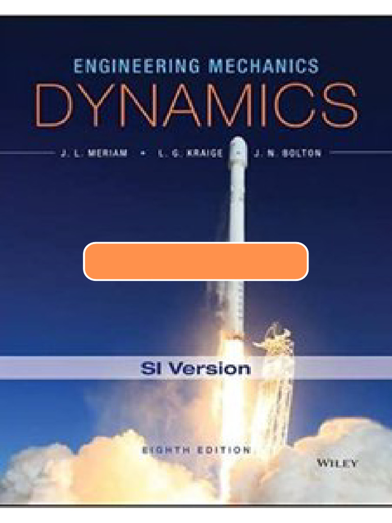 Testbank For Engineering Mechanics Dynamics SI Version 8th Edition ...