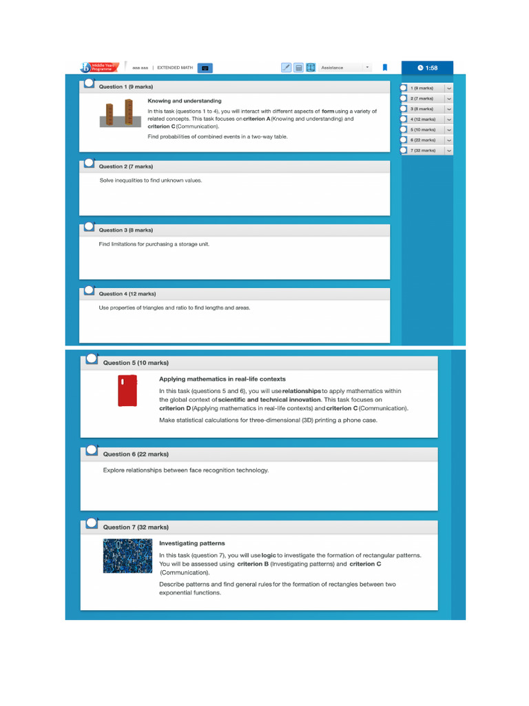 EM Practice Paper MYP-5 | PDF