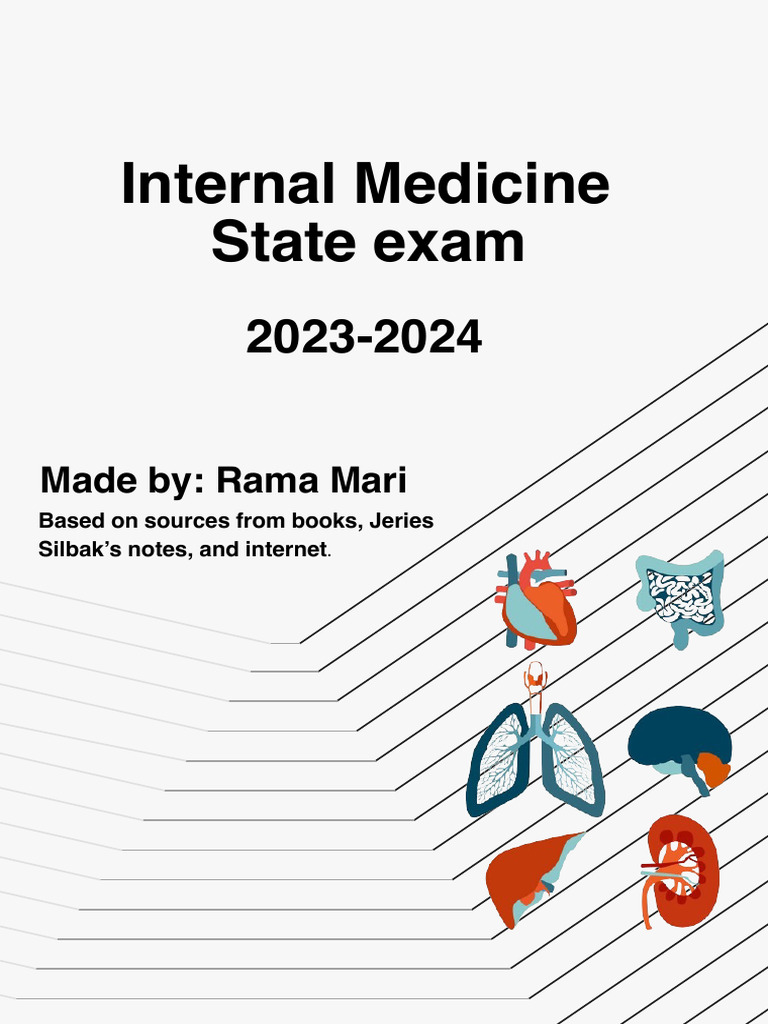 Internal Medicine Notes | PDF | Hypertension | Heart