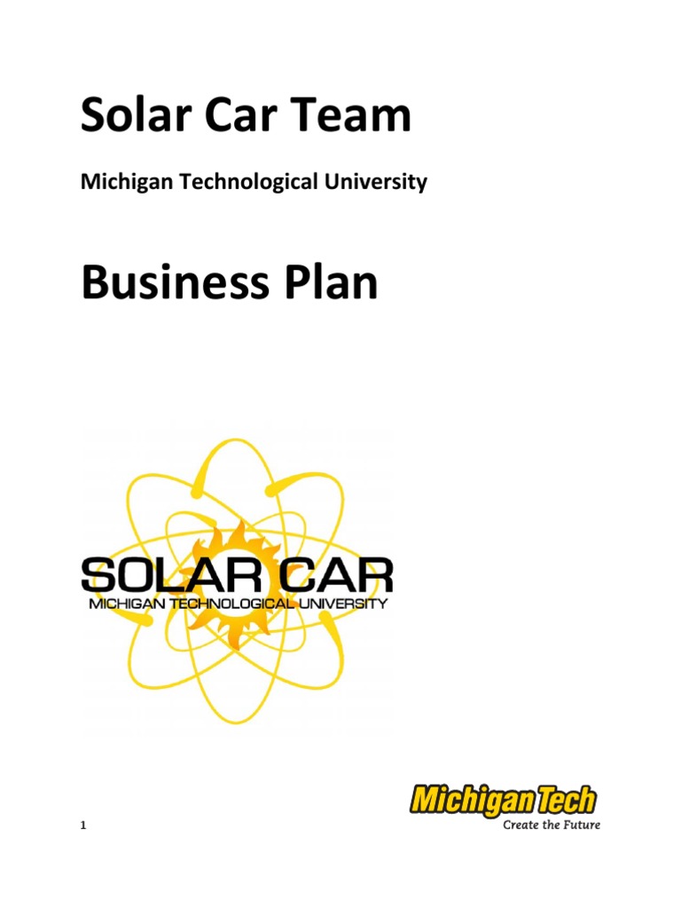 Solar Business Plan 1 | PDF | Leadership | Car