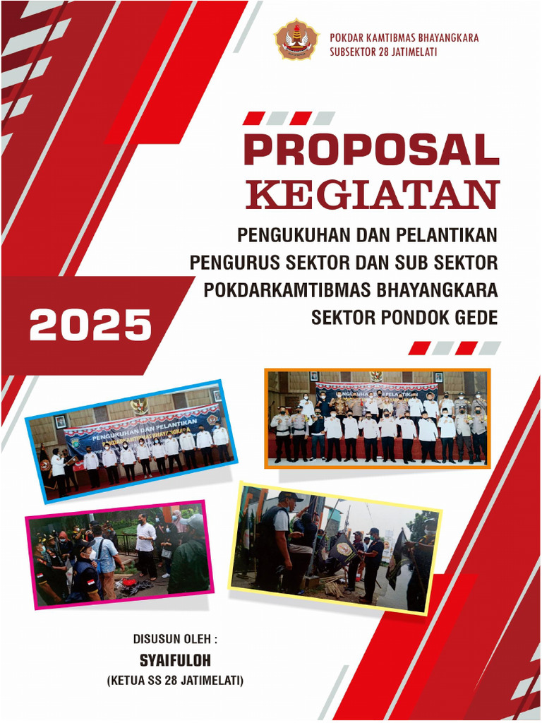 Proposal Dana Pelantikan Pokdar Kamtibmas | PDF