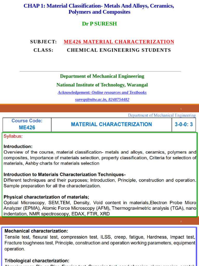 Engineering Materials and Its Selections - Students | PDF | Deformation ...