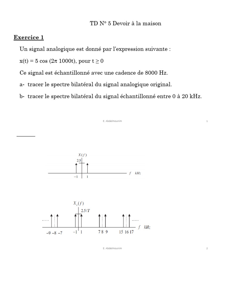 Analyse de filtres numériques et spectres | PDF | Filtre (électronique ...