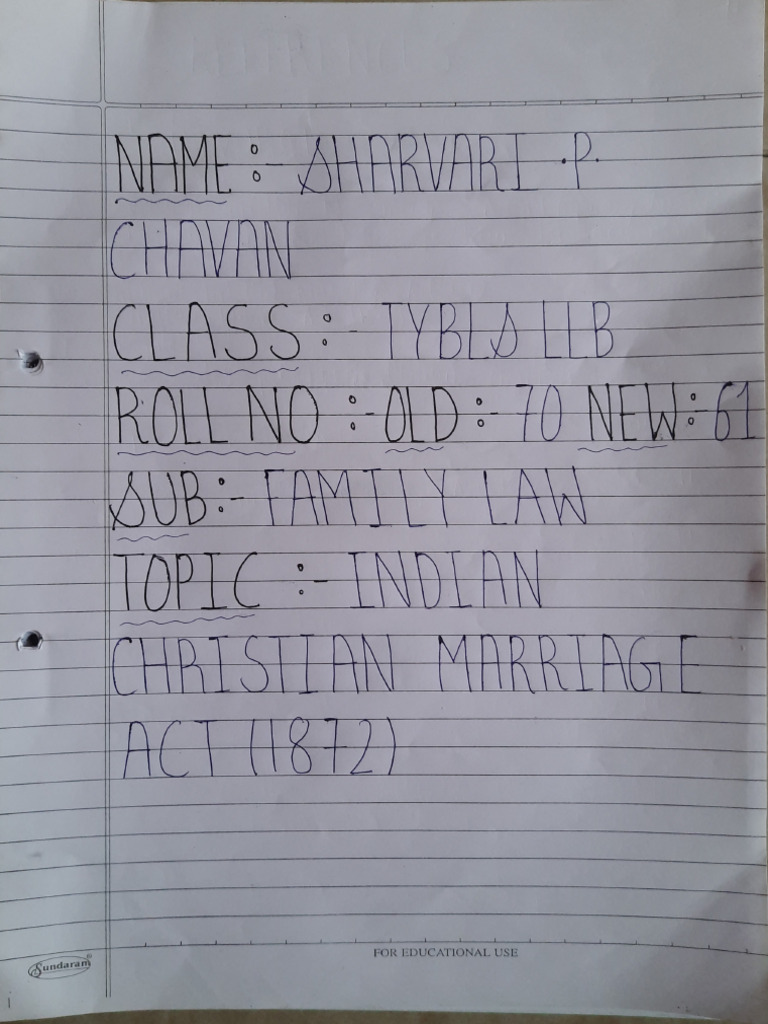 Family Law Assignment | PDF