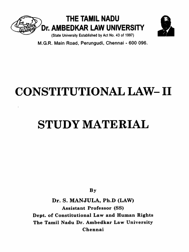 11 Constitutional Law II | PDF