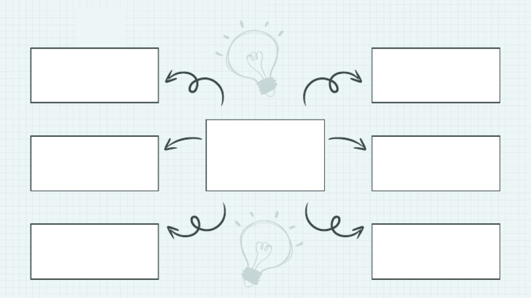 Mind Map Brainstorm in Soft Blue Professional Style PDF | PDF