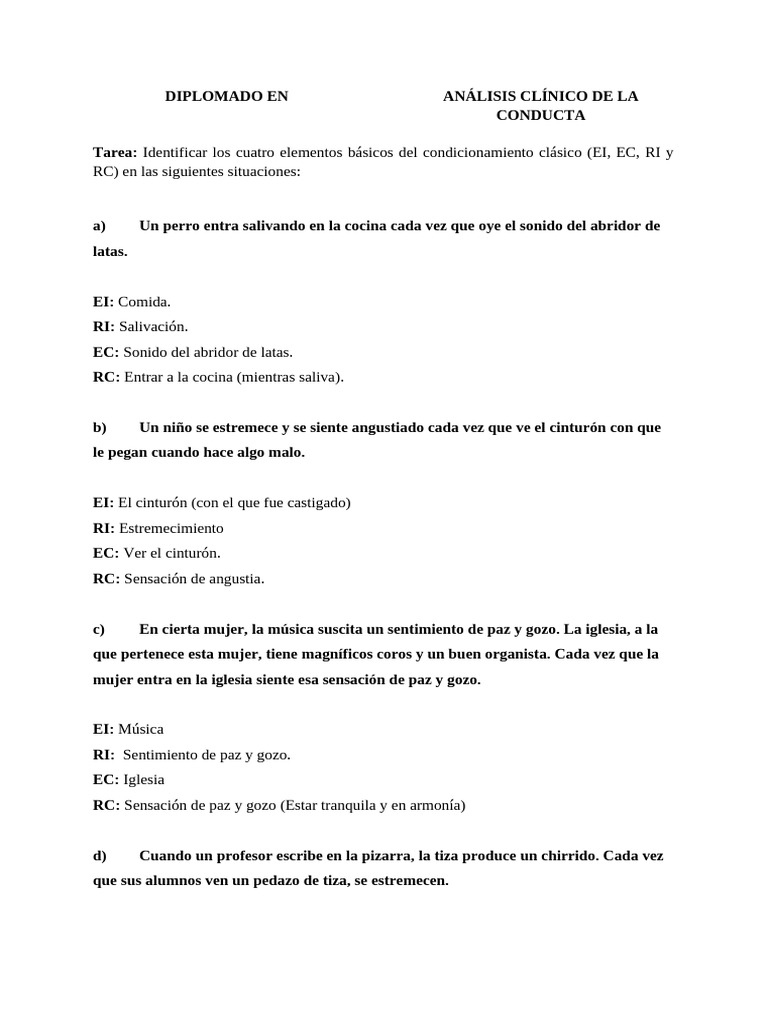 Conducta Respondiente | PDF