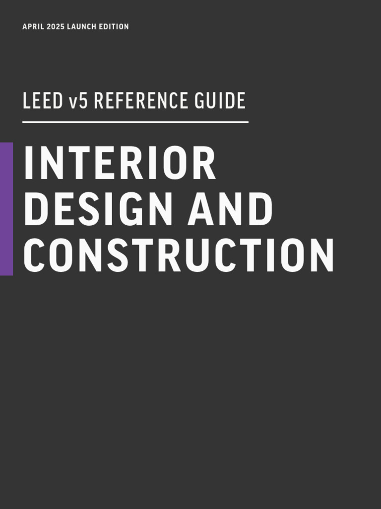 LEED v5 ID+C Reference Guide_Launch Edition 1 | PDF | Green Building