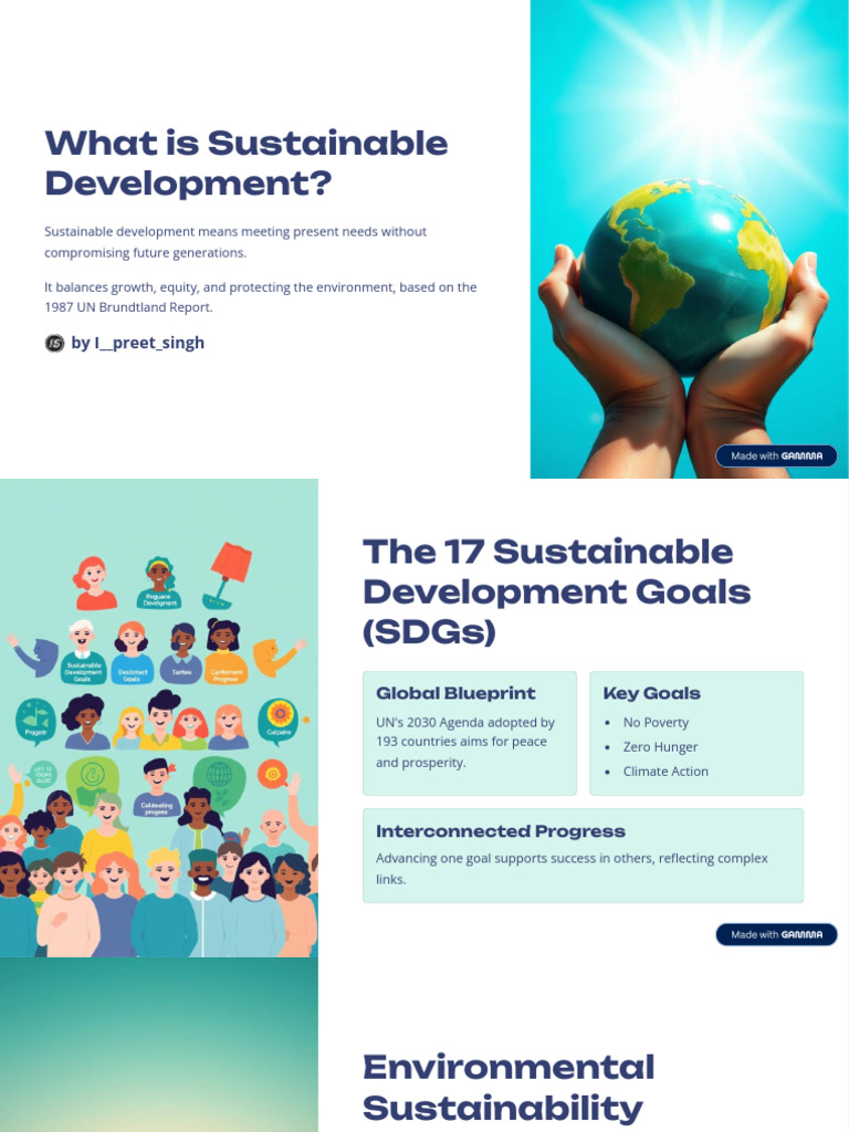 What Is Sustainable Development | PDF | Sustainability | Climate Change ...