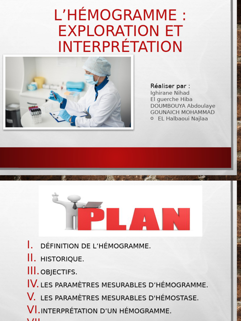 Hemogramme - Lecture Seule | PDF | Coagulation | Thrombocyte