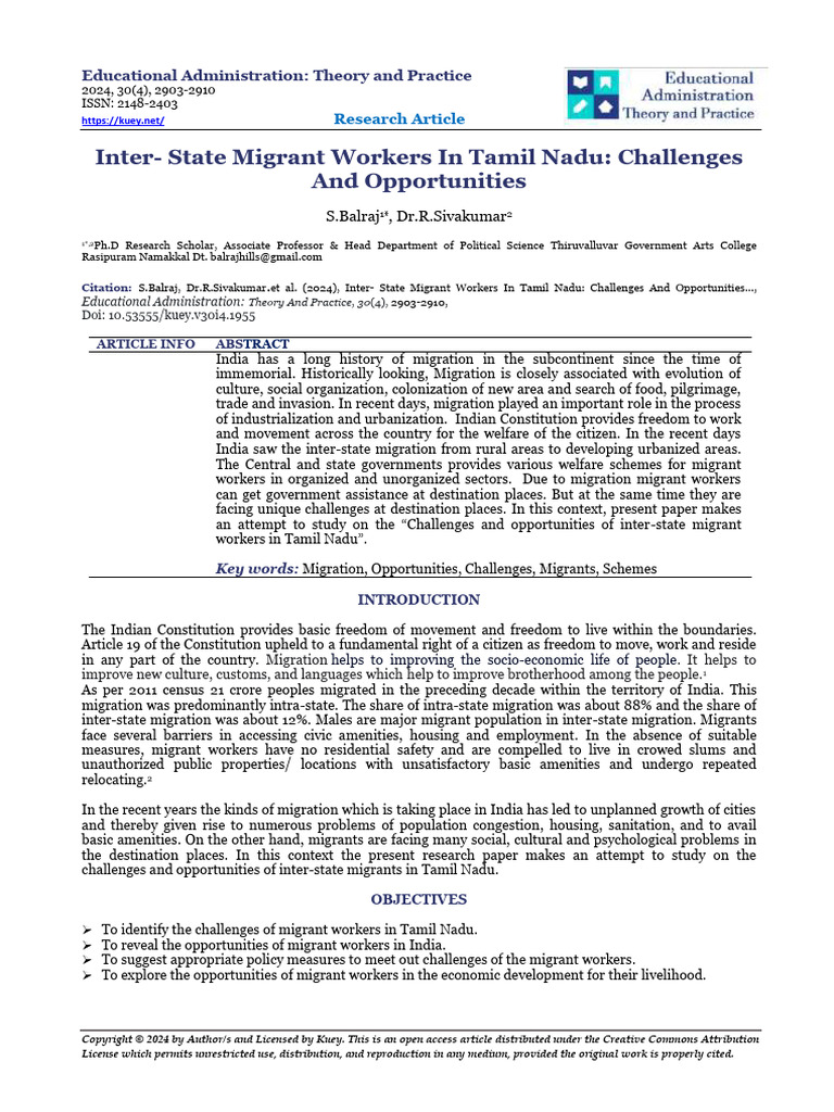Scopus-Paper-10 04 2024 | PDF | Human Migration | Migrant Worker