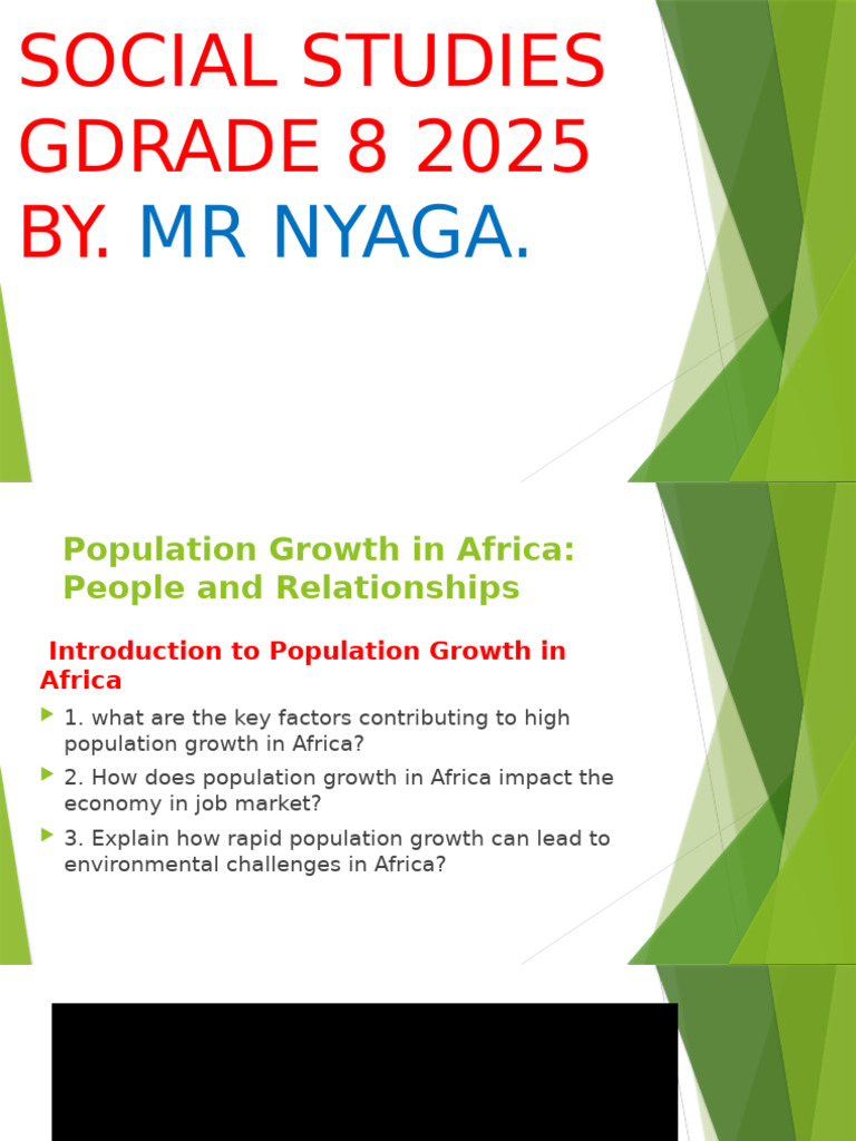Population Growth Challenges in Africa | PDF | Cost Of Living | Family ...
