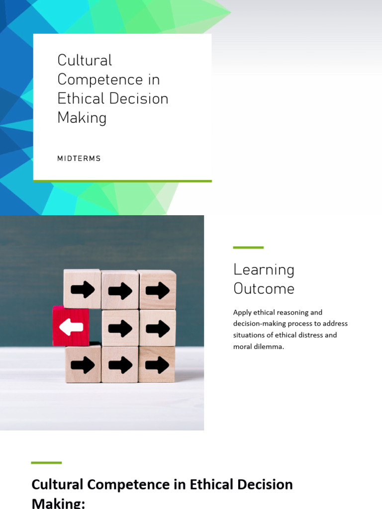 Cultural Competence in Ethical Decision Making | PDF | Justice | Crime ...