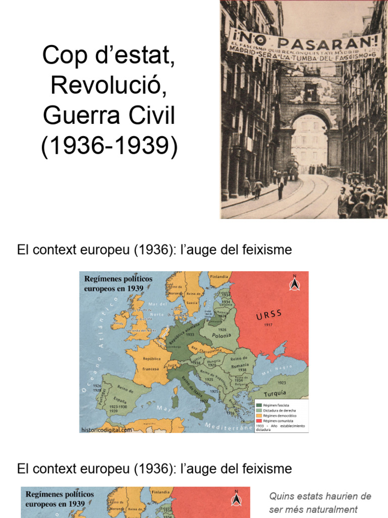 11. Cop d'Estat, Revolució, Guerra Civil (1936-1939)(2) | PDF