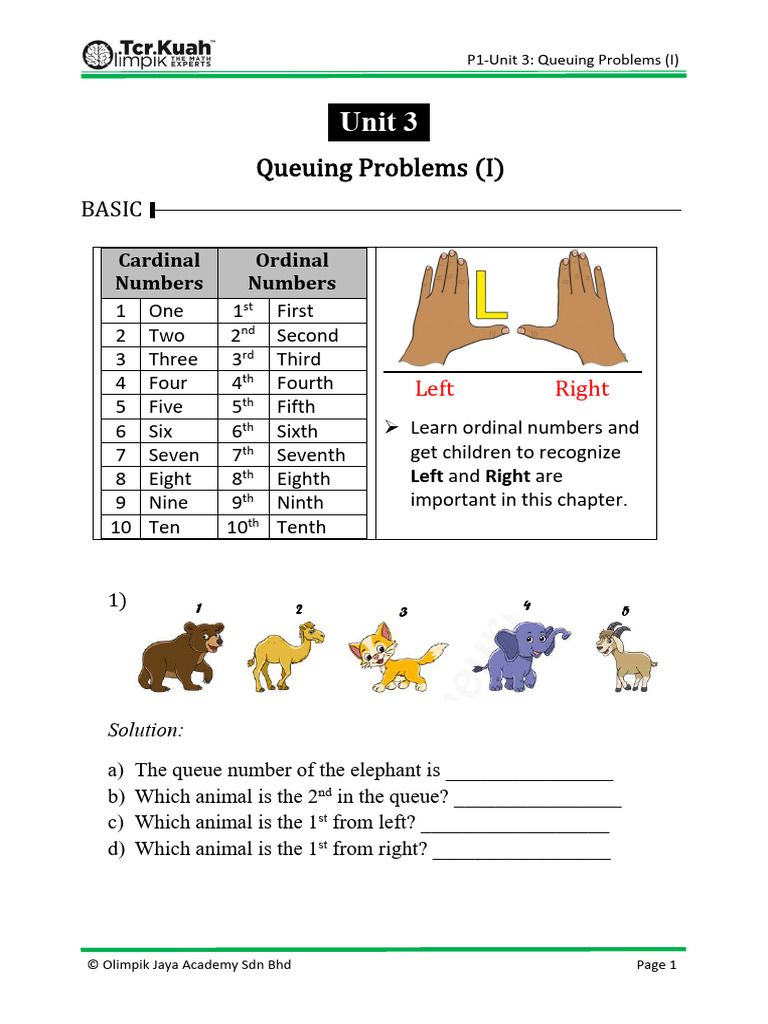 P1 - Unit 3 - Queuing Problems (I) | PDF