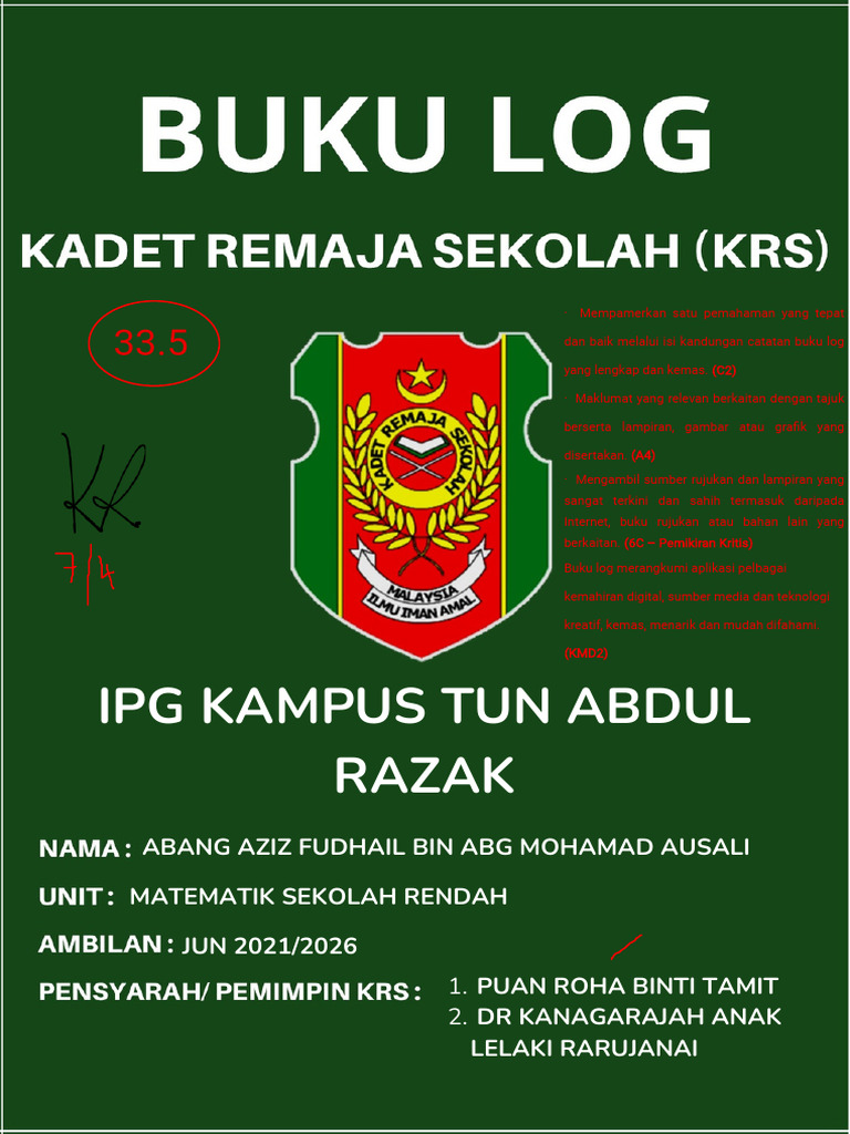 Buku Log KRS | PDF