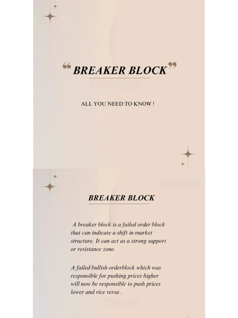 BREAKER BLOCK | PDF