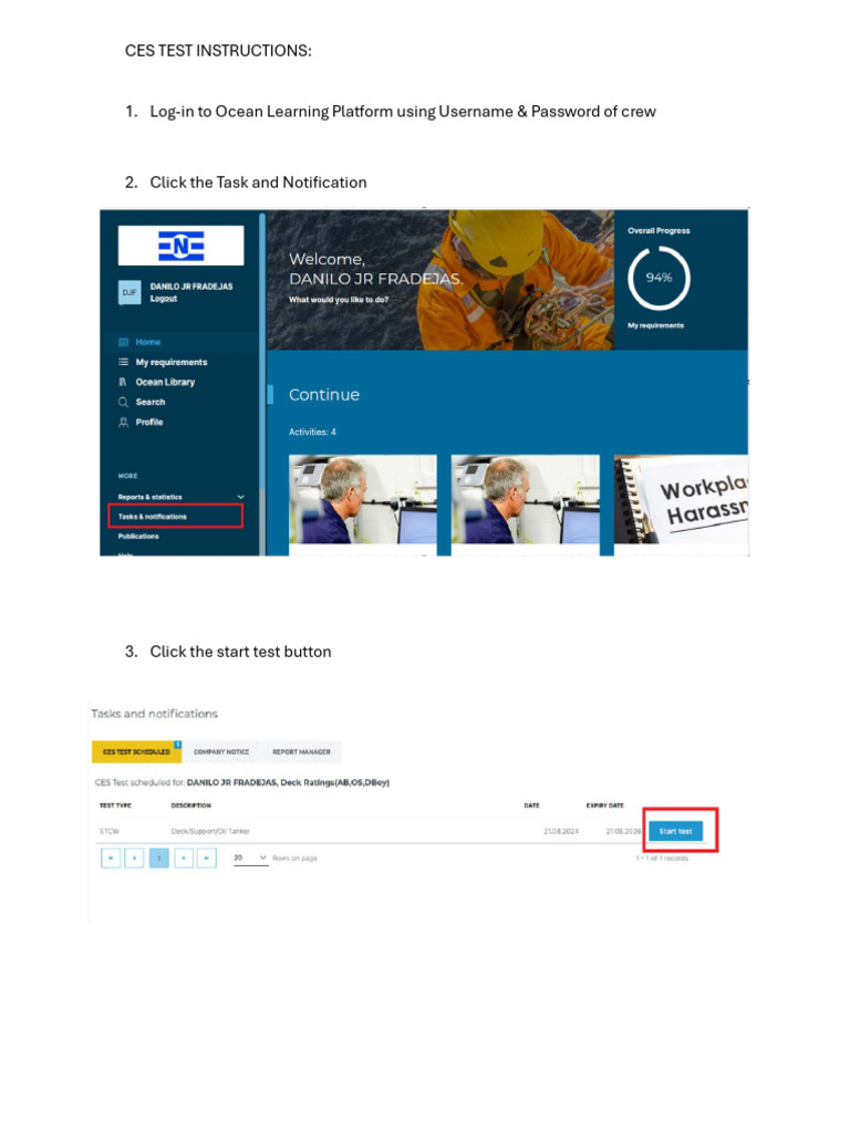 Ces Test - Certificate Guides | PDF