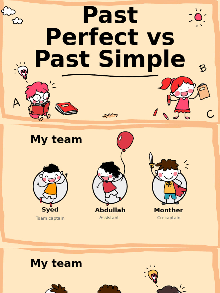 Past Perfect Vs Past Simple Por | PDF | Perfect (Grammar) | Semantic Units