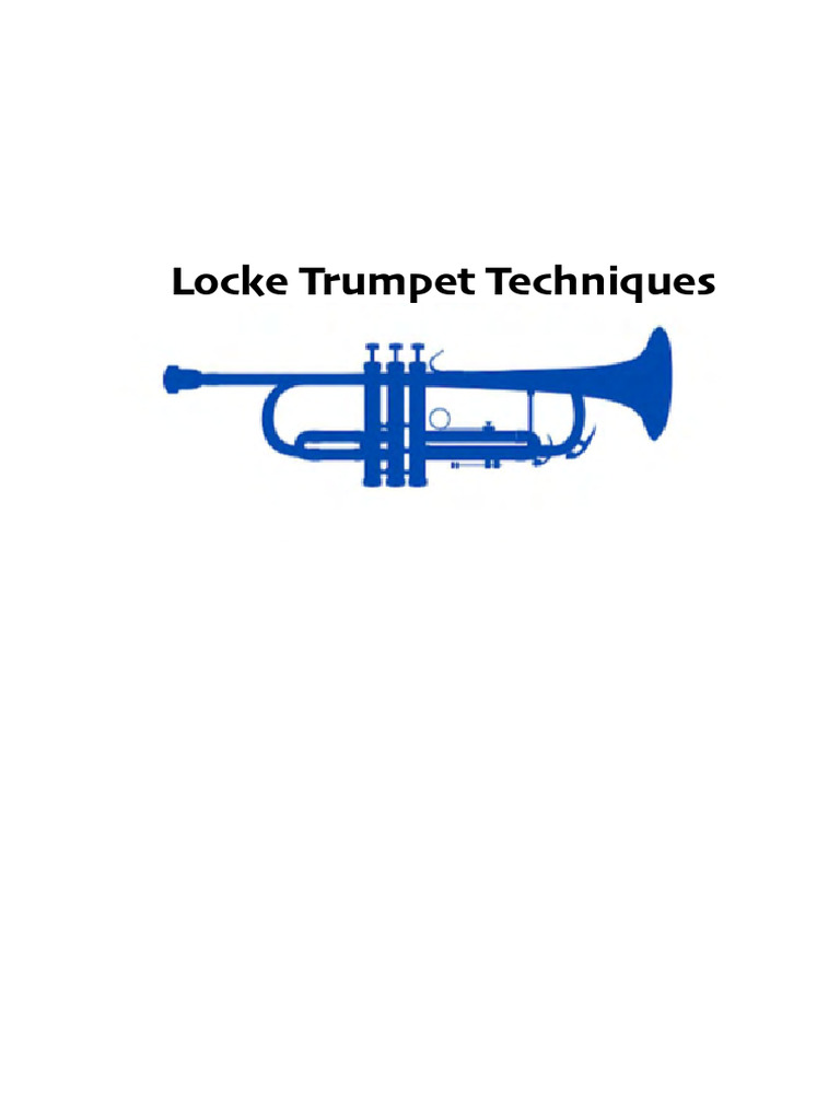 Trumpet Technique Exercises Guide | PDF | Brass Instruments | Aerophones