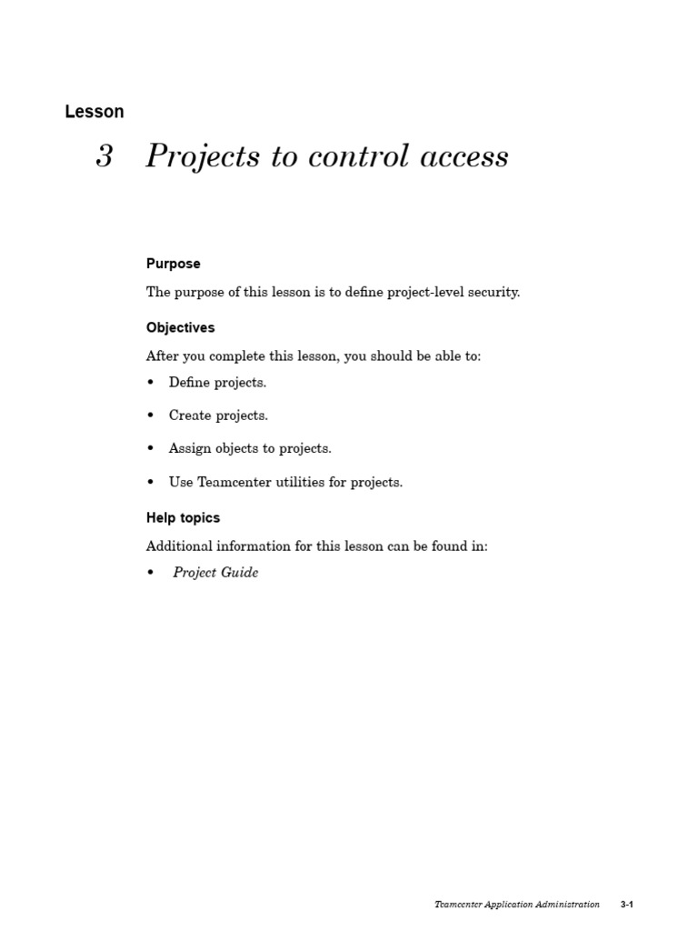 03 3 Projects To Control Access | PDF | Databases | Command Line Interface
