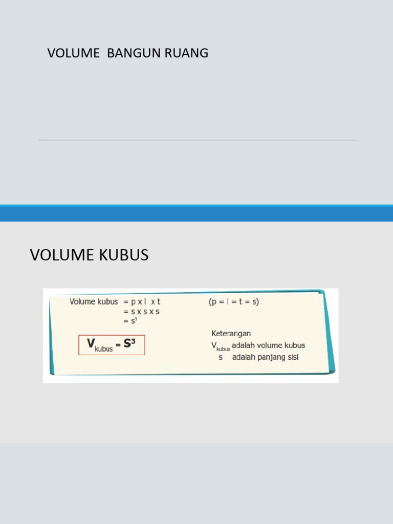 MODUL 6_LUAS DAN VOLUME BANGUN RUANG MTK kelas 2a.pptx | PDF